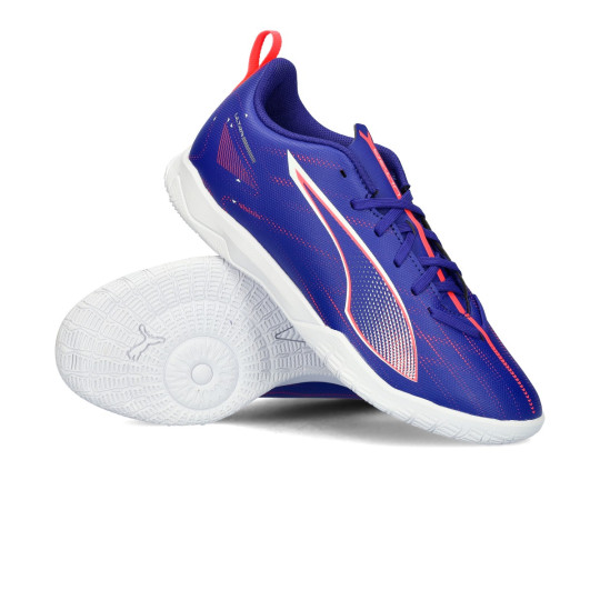 Tenisice za futsal Puma Djeca Ultra 5 Play IT Lapis Lazuli-Bijela-Sjaj ...