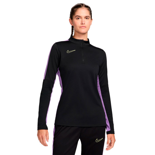 Majica dugih rukava Nike Dri-Fit Academy Crno-Crna Malina-Lt Lemon ...