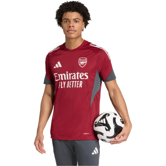 Majica adidas Arsenal FC 2025-2026 Trening Team Coll Bordo-Tamno Siva ...